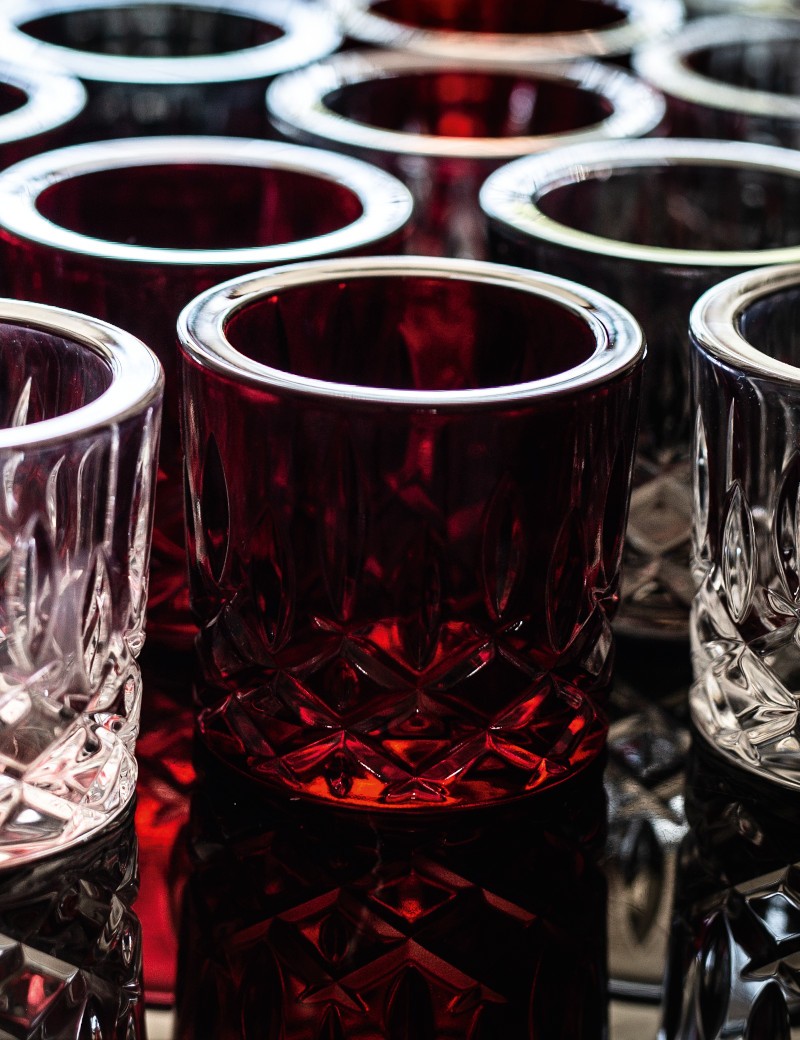 Lumignon Rouge Noblesse en Cristal - Art de la table - Parlapapa