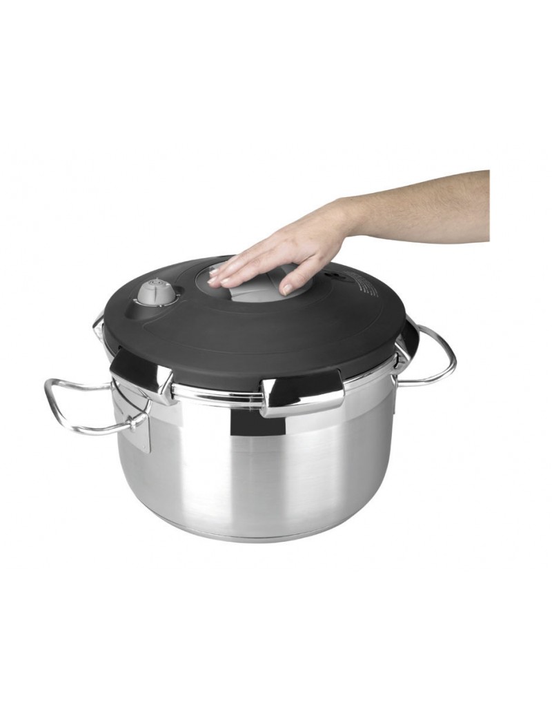 Cocotte inox 18/10 à pression CHEF LUXE - Contenance 15 L - Cuisine ...