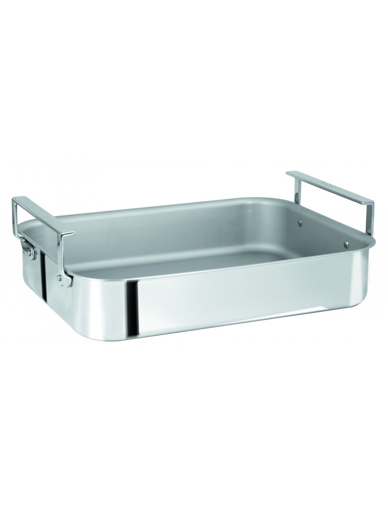 Plat à four 3-ply roaster sans rack ni thermotmètre - Dimension 35 cm x ...