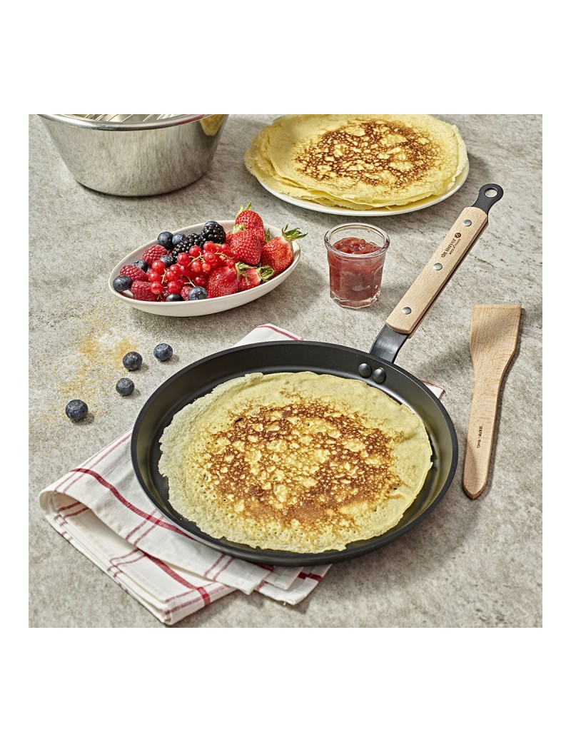 Poêle à crêpes antiadhésive Choc B Bois - Diamètre cm 26 cm - Cuisine ...