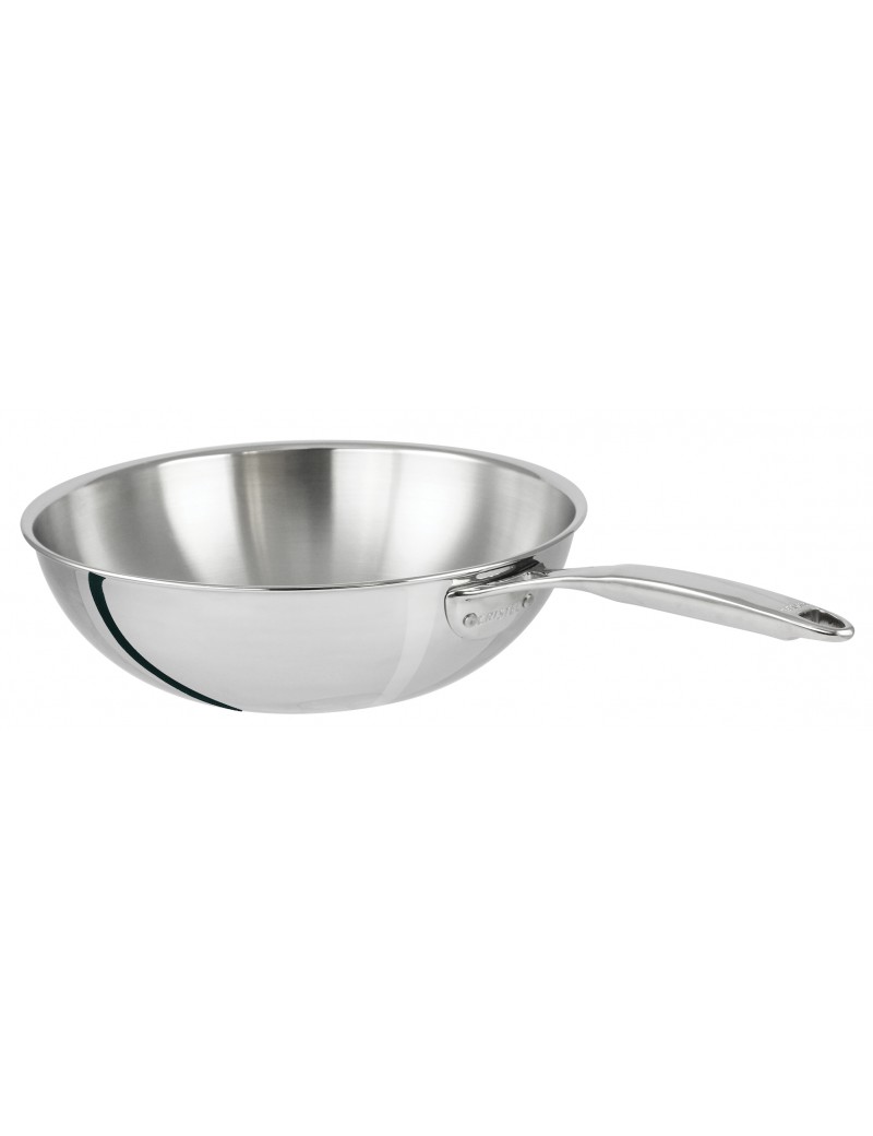 Wok Prima Matera en cuivre inox induction - Diamètre cm 32 cm - Cuisine ...